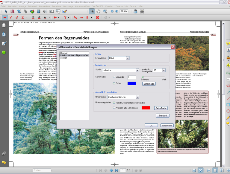 PDF-Korrektor - Formatting and more